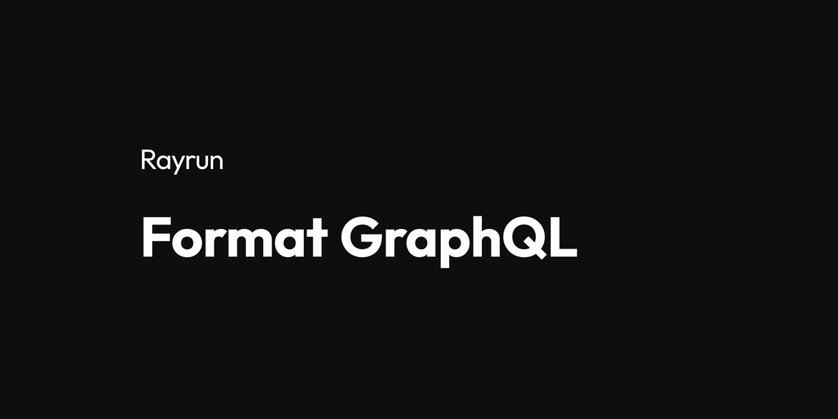 Format Graphql 